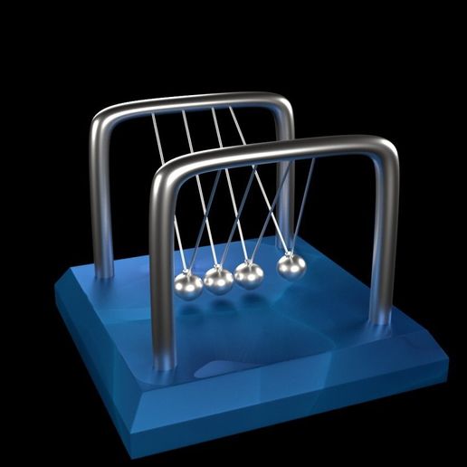 3D file Table Pendulum Newton Balls 🧸 ・Model to download and 3D print・Cults