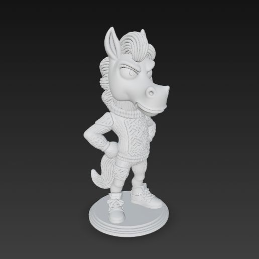 🐎 Modern Interpretation of a Classic Cartoon Style Anthropomorphic ...