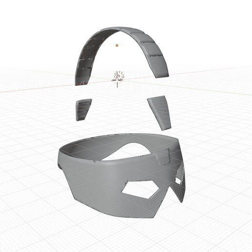 🤖 Char Aznable face mask split parts・Free STL File for 3D printing・Cults