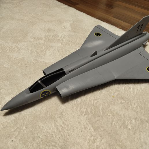 3D printed Draken 50mm EDF JET • made with Modified anycubic Chiron・Cults
