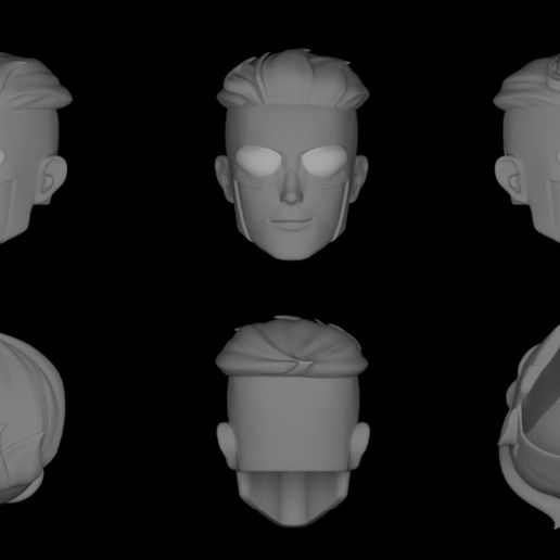🦸 EVIL INVINCIBLE HEAD SCULPT・ STL File for 3D printing・Cults