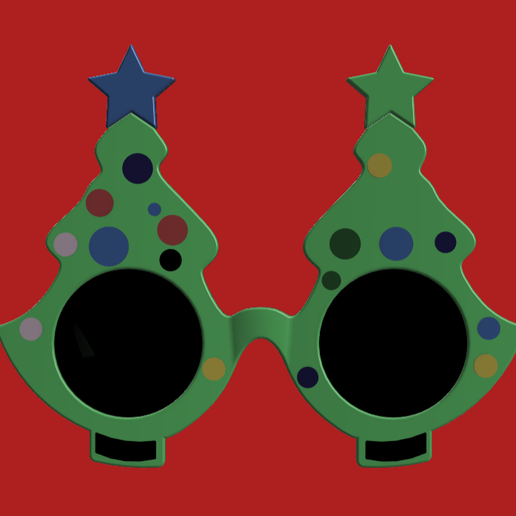 🎨 Terrifier 3 - Art the Clown christmas tree glasses 3D model・ STL File ...