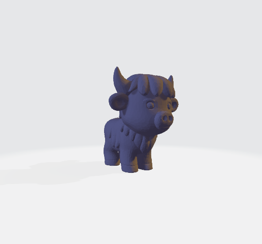 🐮 Cute Baby Highland Cow – FDM 3D Printable Model・ STL File for 3D ...