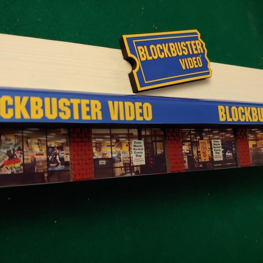 🏘️ Blockbuster Video Storefront Model 1:64 Scale・ STL File for 3D ...