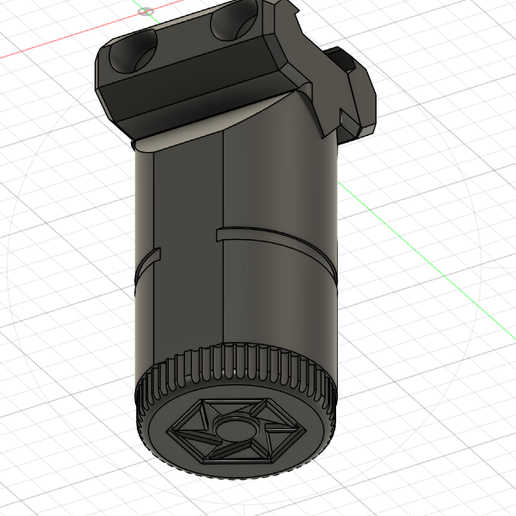 🔫 Zenit-Inspired Short Airsoft Vertical Grip (60 mm)・ STL File for 3D ...
