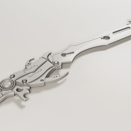 🌩️ BLAZEFIRE SABER - LIGHTNING - FINAL FANTASY XIII "Modification"・ STL ...