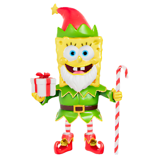 spongebob getting dressed