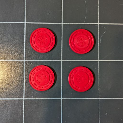 ⭐ Star Wars Legion: POI Point of Interest Token・ STL File for 3D ...