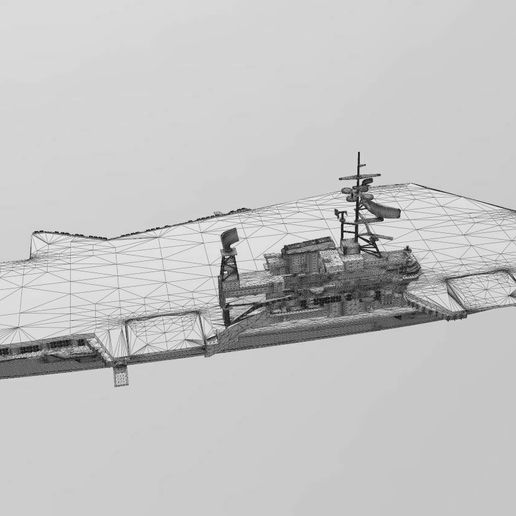 ️ USS MIDWAY CV41 Aircraft carrier print ready model・ STL File for 3D ...