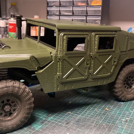 🪖 hummer h1 military crawler bodywork・ STL File for ・Cults