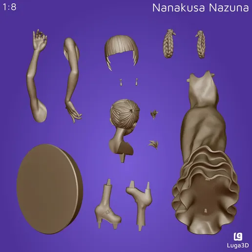 🤙 Nanakusa Nazuna from the Anime Call of The Night - FanArt・ STL File ...