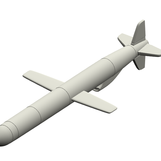 💣 BGM-109 Tomahawk Cruise Missile・ STL File for 3D printing・Cults