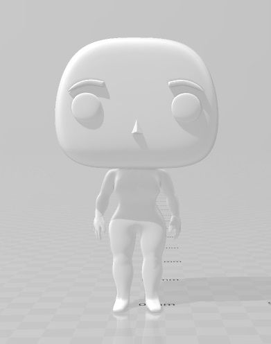 👩 Funko Base woman・Archivo STL para ・Cults