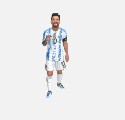 👤 Lionel Messi - Figure・ OBJ File for 3D printing・Cults