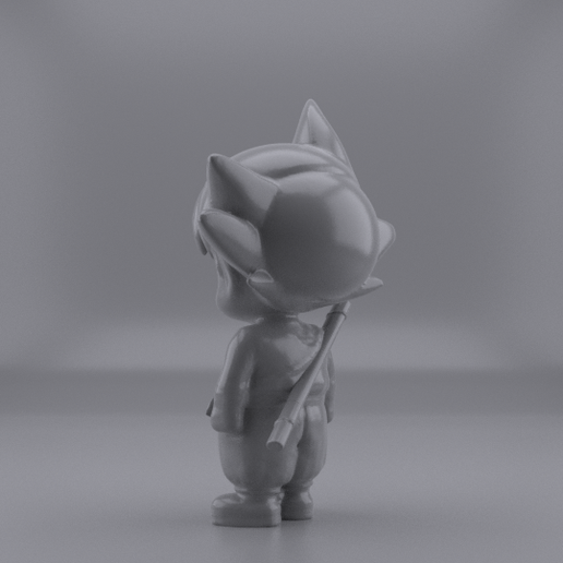 STL file Little Goku Chibi 🦸 ・3D printer model to download・Cults