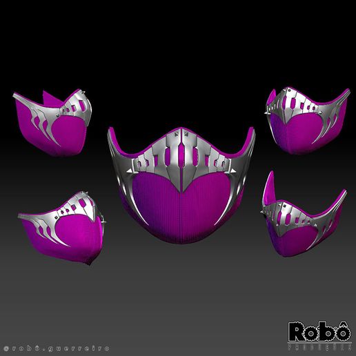 🕹 MORTAL KOMBAT 1 MILEENA MÁSCARA COSPLAY 2023・Archivo STL para ...
