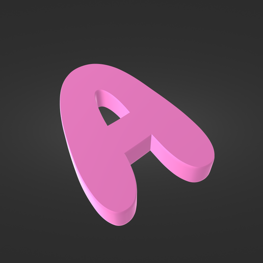 STL file Letter figure 🎨 ・3D printing design to download・Cults