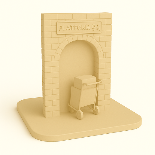 👾 Platform Nine and Three-Quarters・Free STL File for 3D printing・Cults