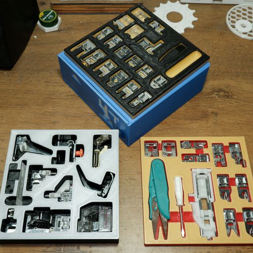 🪡 sewing machine pressure foot box・Free STL File for 3D printing・Cults