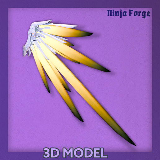 3D file Marcy Dr.ª Ziegler wings 🔫 ・3D printable model to download・Cults