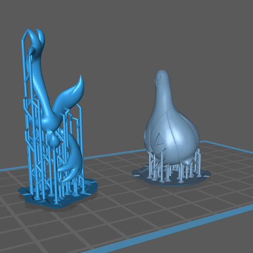 🐉 Gourgeist and Pumpkaboo presupported 3D print model・ STL File for ・Cults