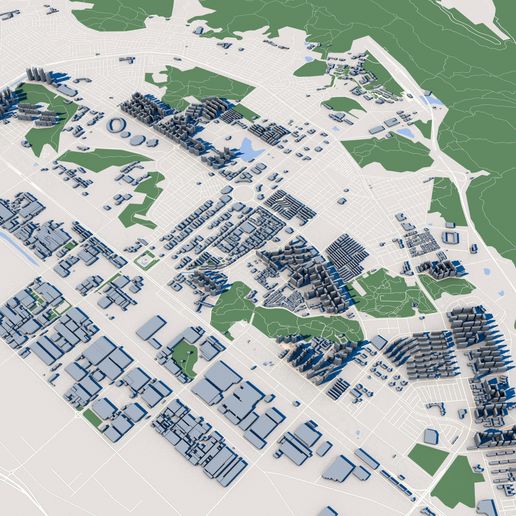 🏙️ Changwon-si City South Korea・ 3D File for 3D printing・Cults