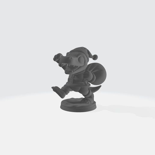 🎅 Santa Agumon - digimon・ STL File for 3D printing・Cults