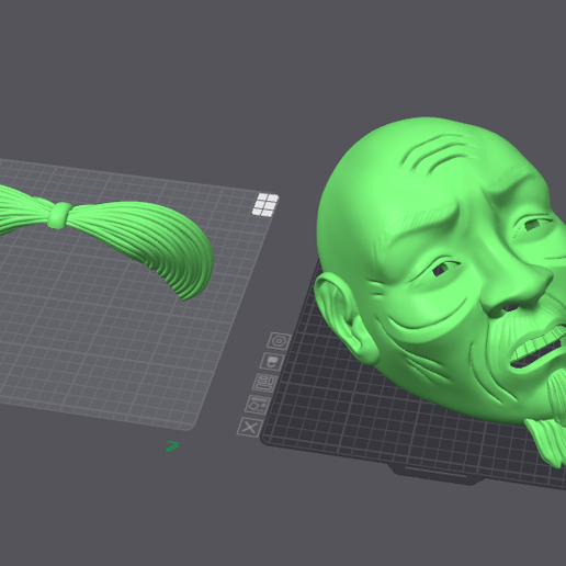 👴 Noh Mask Kojo (Old Man) Japanese traditional Masks Japan Culture・ 3D ...