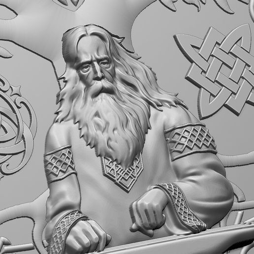 STL file HM Kelt Viking Keychain 01 🗝️ ・3D print design to download・Cults