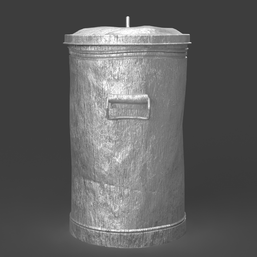 🗑️ 3D Printable Trash Can・ STL File for 3D printing・Cults
