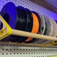 🪢 Filament Rack - Wall Mounted・Free STL File for ・Cults
