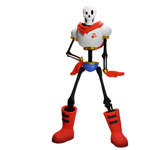 🎮 Undertale - Papyrus・Free STL File for 3D printing・Cults
