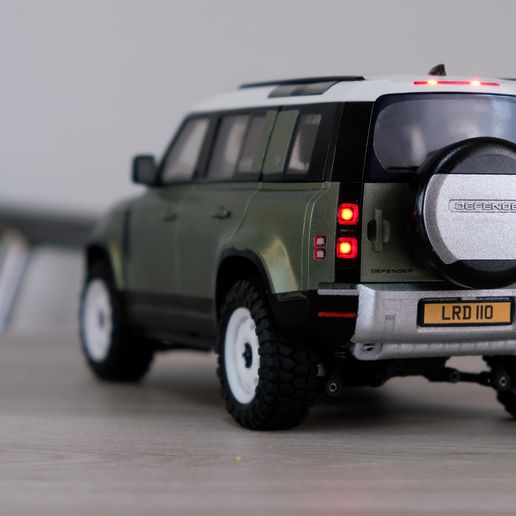 🚗 Land Rover Defender - 3D PRINTED RC CAR・ 3D File for 3D printing・Cults