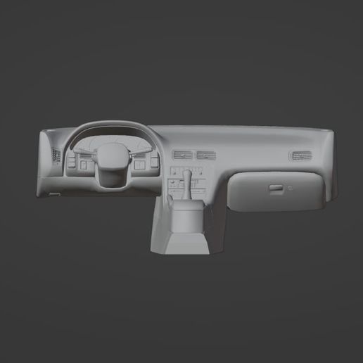 🚗 Nissan 240sx dashboard・ STL File for 3D printing・Cults