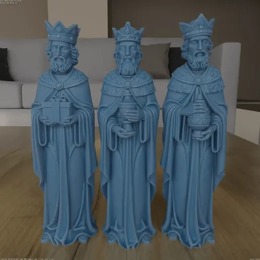 🎄 Crèche des Rois Mages Modèle d'impression 3D STL・Fichier STL pour ...