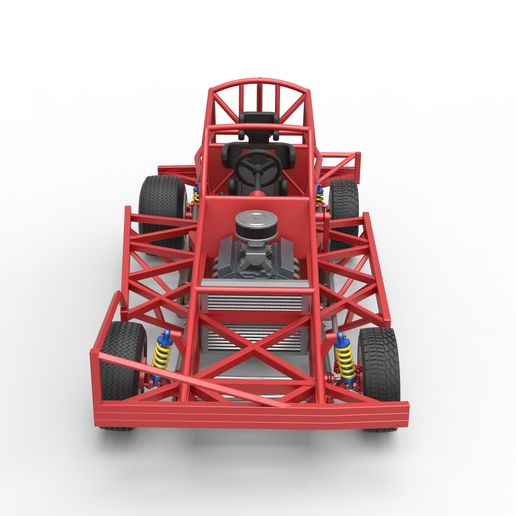 3D file BriSCA Formula 1 Stock Car Base for Dirt Scale 1:25 🚗 ・3D ...