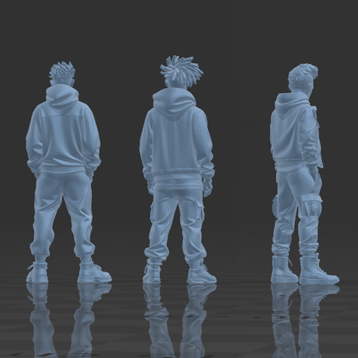 ♂️ STREET STYLE Vol. 3 - 3 Pack of 1/64th Scale Male Figures - Urban ...
