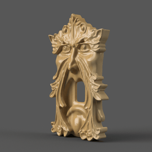 STL file stylized man light switch plate 👨 ・3D print model to download ...