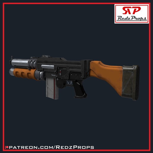 3D file AR-10 Metal Slug Cosplay Prop 🎨 ・Model to download and 3D print ...