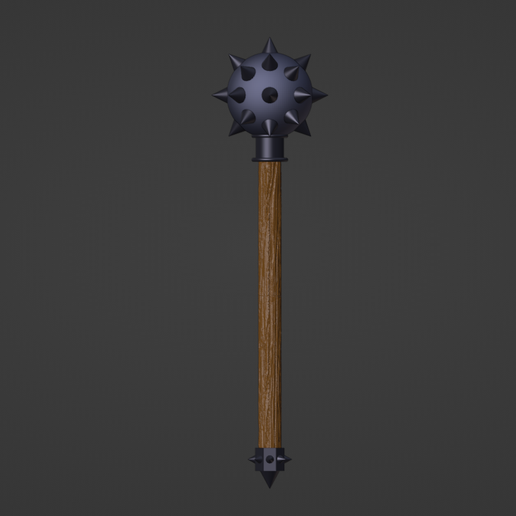 🔫 Fantasy Mace ( 28mm Scale ) - Updated・Free 3D File for ・Cults