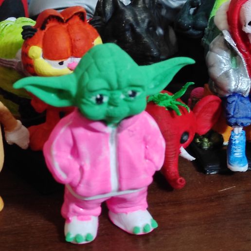 🎨 Yoda Casual Urban - 4 colors・Free STL File for 3D printing・Cults