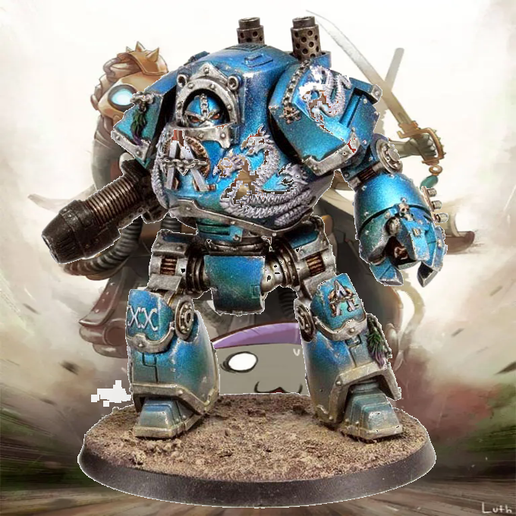 3D file Alpha Legion Enforcer Dreadnought Parts 🛰 ・3D printer model to ...