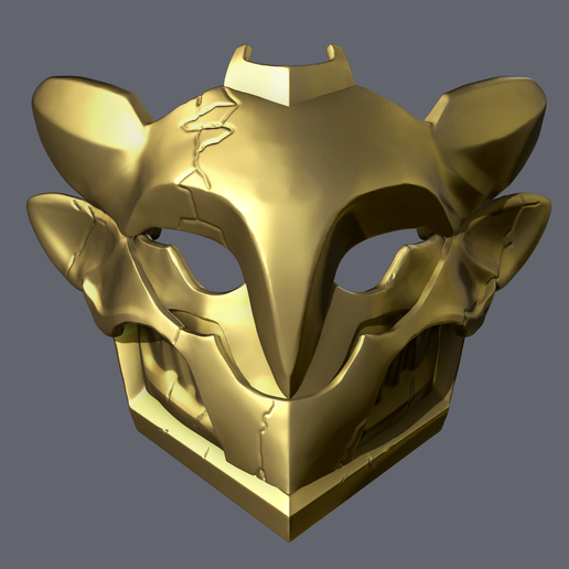 🦸 Arcane Ekko Firelight Leader Mask・ STL File for 3D printing・Cults