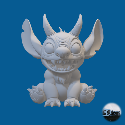 😈 Devil Stitch・ STL File for 3D printing・Cults