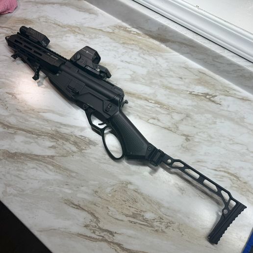 🔫 G&G LevAR Stock Adapter Picatinny Style・ STL File for 3D printing・Cults