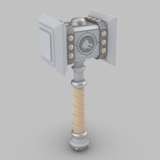 STL file Doom hammer - WOW(WORLD OF WARCRAFT) 🔨 ・Model to download and ...