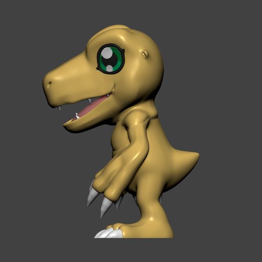 STL file DIigimon - Agumon Evolution Line 🐉 ・3D printing idea to ...