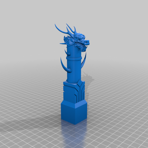 Free 3D file Drangon Totem 🎲 ・Template to download and 3D print・Cults
