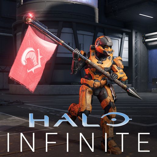 😇 flag halo infinite Spartan Collection・ OBJ File for 3D printing・Cults