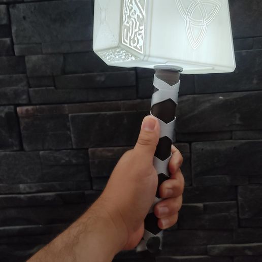 thor hammer wall light